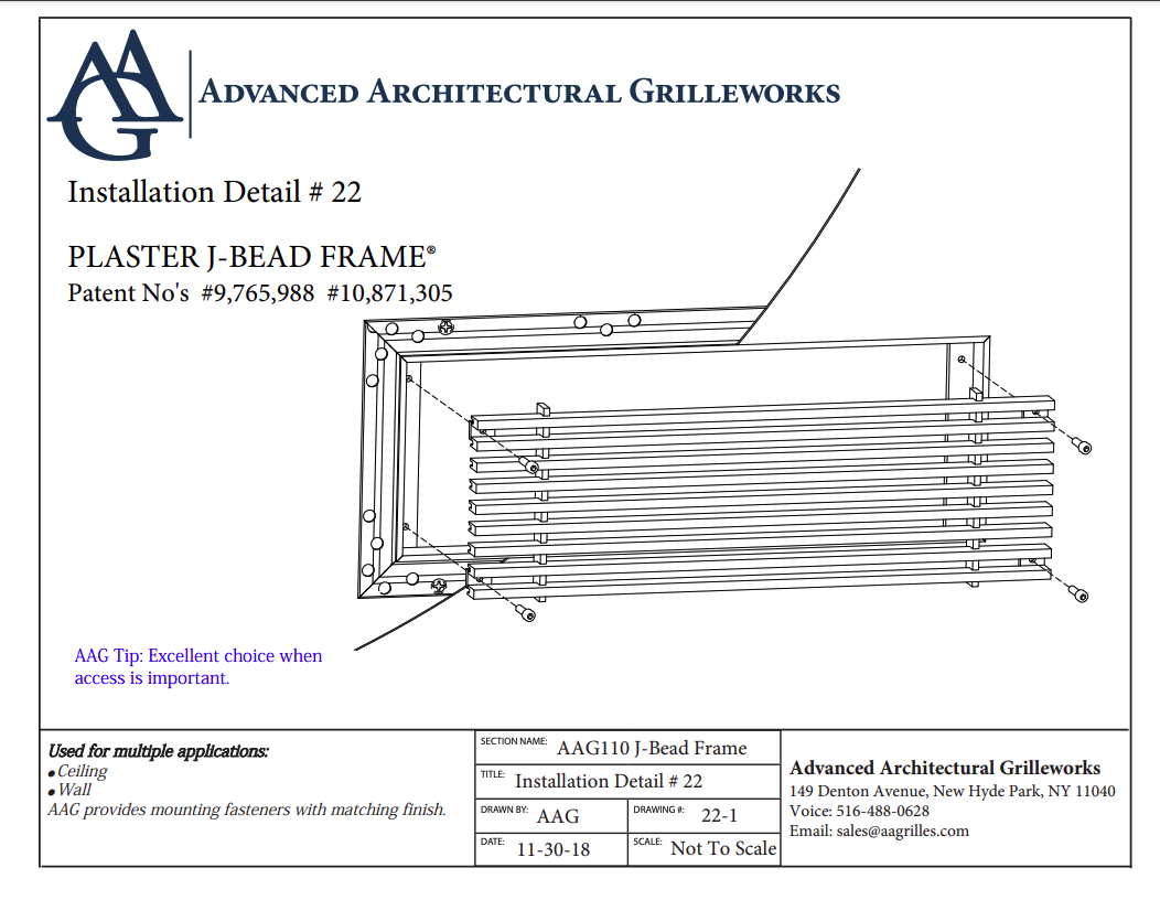 AAG110 Details - AAG2020